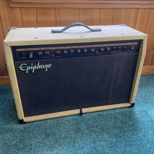 Yellow EPIPHONE 1.5A 250v - 120v 50/60Hz 80w - 30 WATT SC 210 GUITAR ...