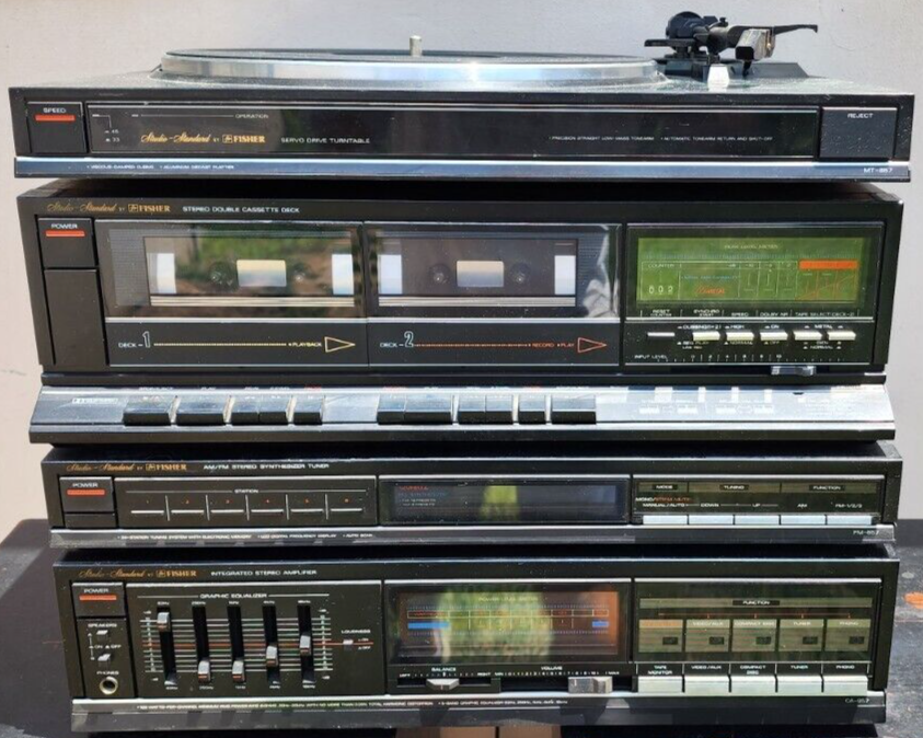 Fisher Studio Standard Complete System - Stereo Amplifier,Tape Deck ...
