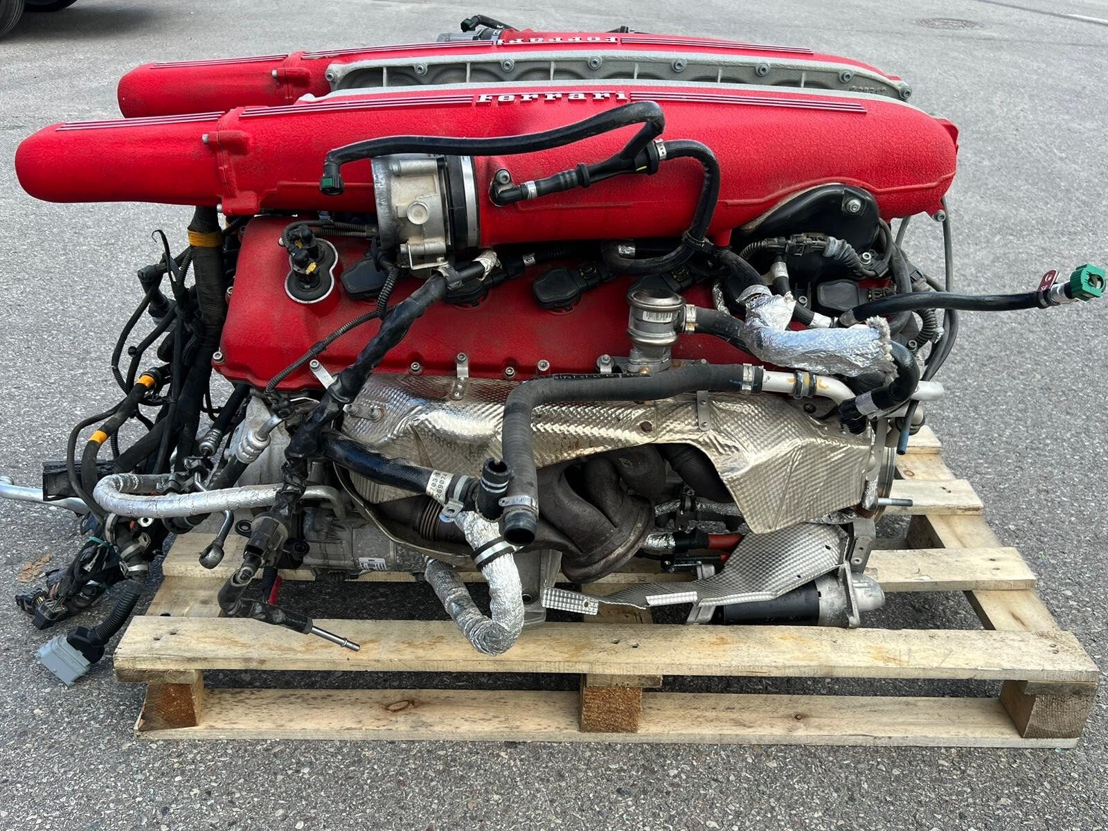 12-17 FERRARI F12 BERLINETTA 2015 F140FC V12 730HP COMPLETE ENGINE F140 ...