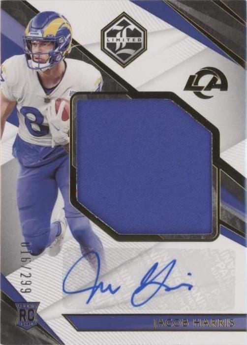 2021 Panini Limited - Rookie Patch Autograph Variation Jacob Harris ...