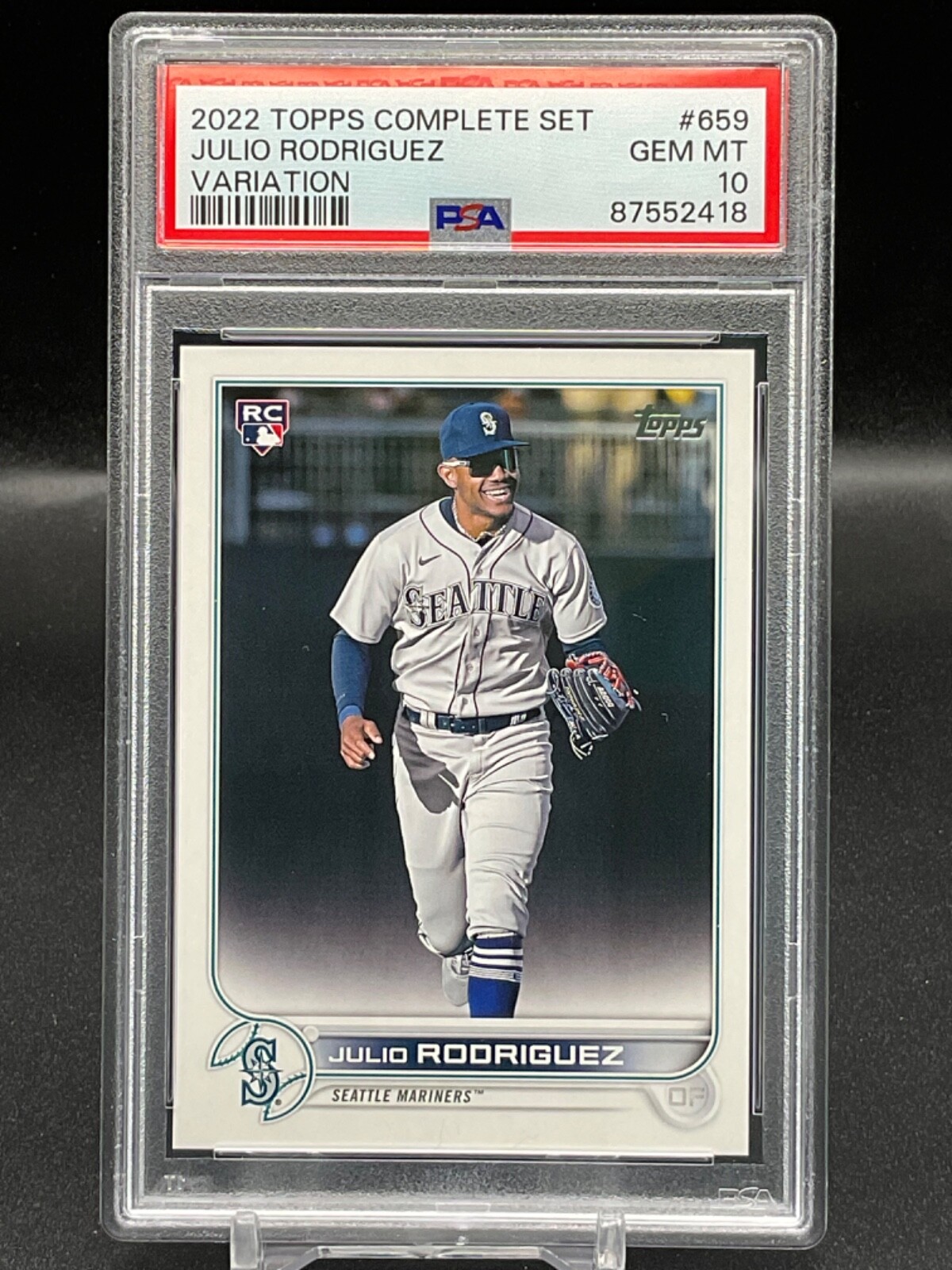 2022 Topps Complete Set Variation #659 Julio Rodriguez Rookie Card RC ...