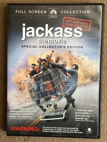 Jackass The Movie DVD *Special Collector's Edition* Full Screen ...