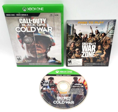 Call of Duty Black Ops Cold War Xbox Series X/Xbox One GAME CIB ...