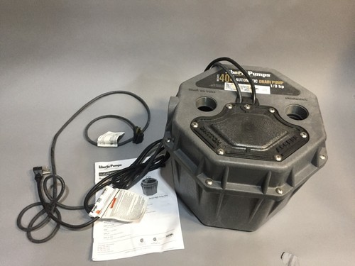 LIBERTY PUMPS 404 Sink Drain Pump System 1/3 HP Switch Actuation Float ...