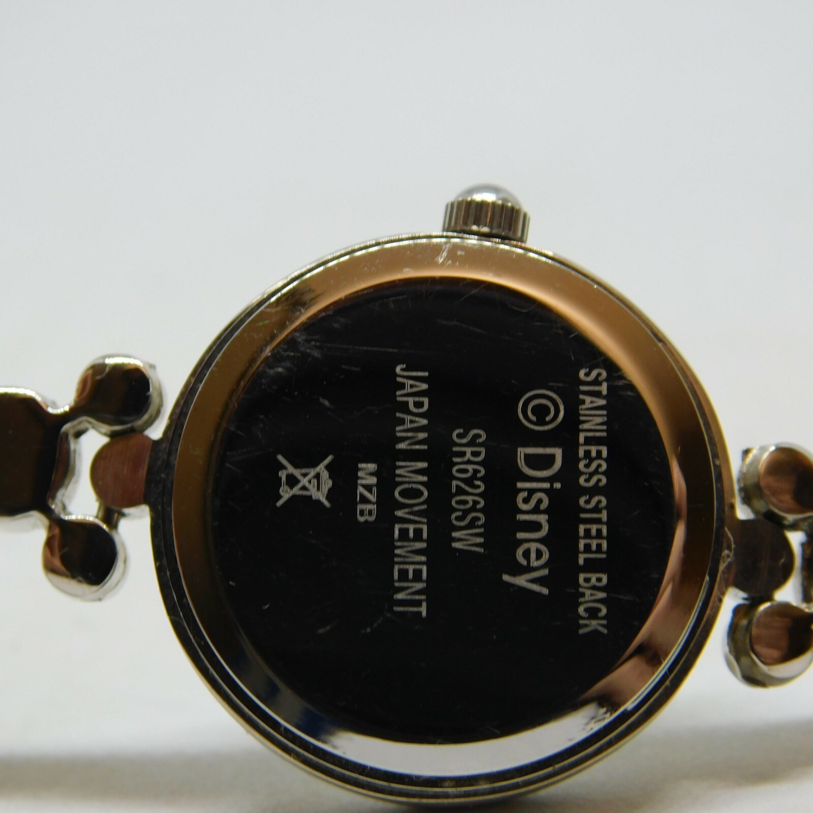 Disney SR626SW Silver Tone Quartz Analog Ladies Watch Sz. 6" | eBay