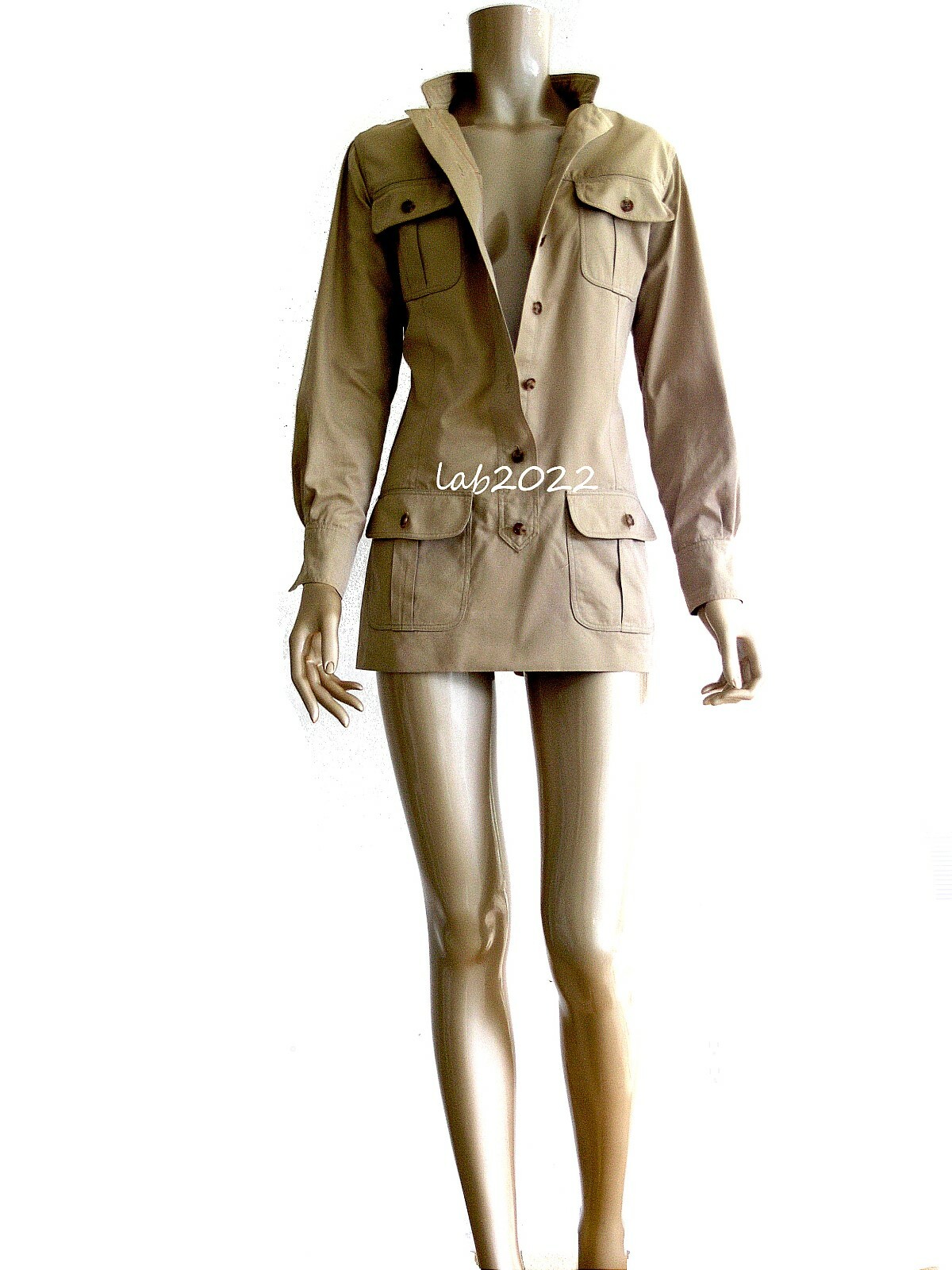 Yves Saint Laurent 1968 FIRST Original Saharienne The Model Yves ...