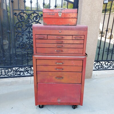 Vintage The New Britain Machine Company Blackhawk Hand Tools Cabinet ...