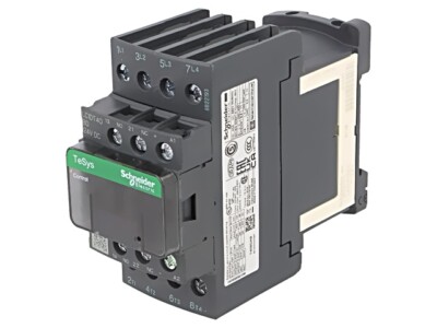 LC1DT40BD Contactor: 4 Pole NO x4 Auxiliary Contactors: NC+NO 24VDC 40A ...