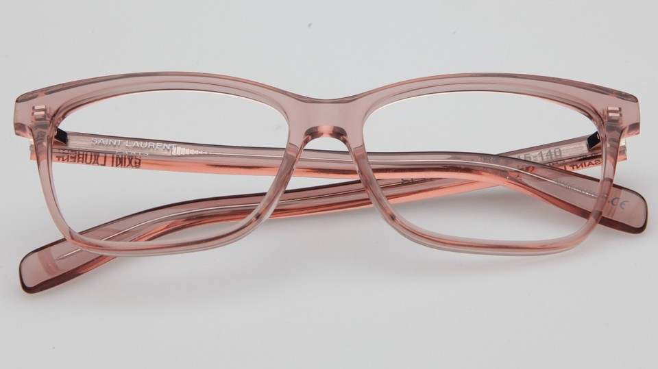 New Saint Laurent Paris SL 170 004 Pink Eyeglasses Frame 54-15-140mm ...