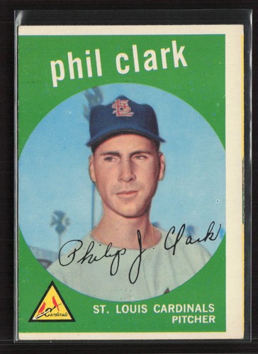 1959 Topps #454 Phil Clark | eBay
