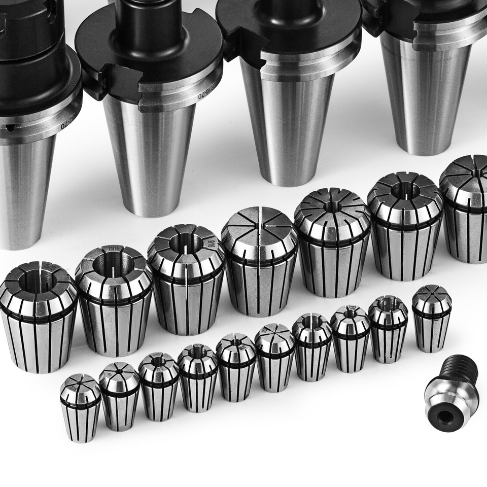 CAT 40 Tool Holder Kit for Haas Fadal CNC Mill ER32/16 Chuck Collet Set ...