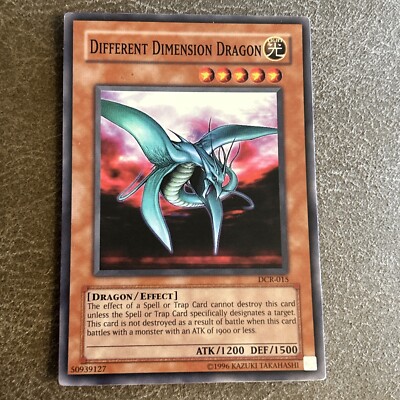 Yu-Gi-Oh! Different Dimension Dragon DCR-015 OG Unlimited Super Rare NM ...