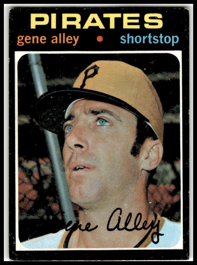 1971 Topps #416 Gene Alley Pittsburgh Pirates | eBay