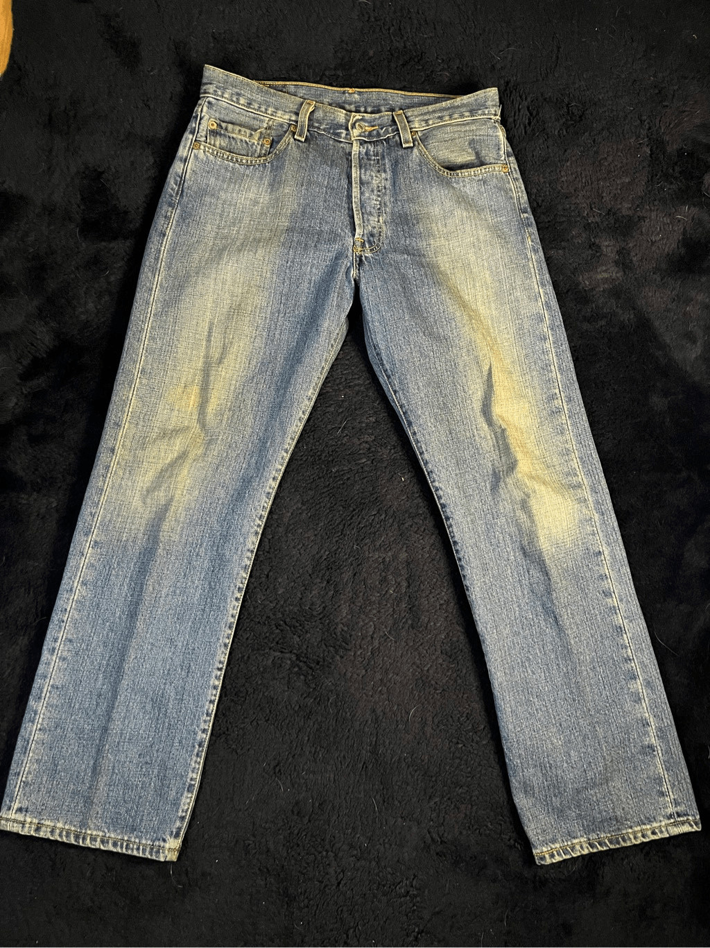 Y2K 04 Levi’s 501 Jeans Classic Straight Leg 32x30 B5 - Gem
