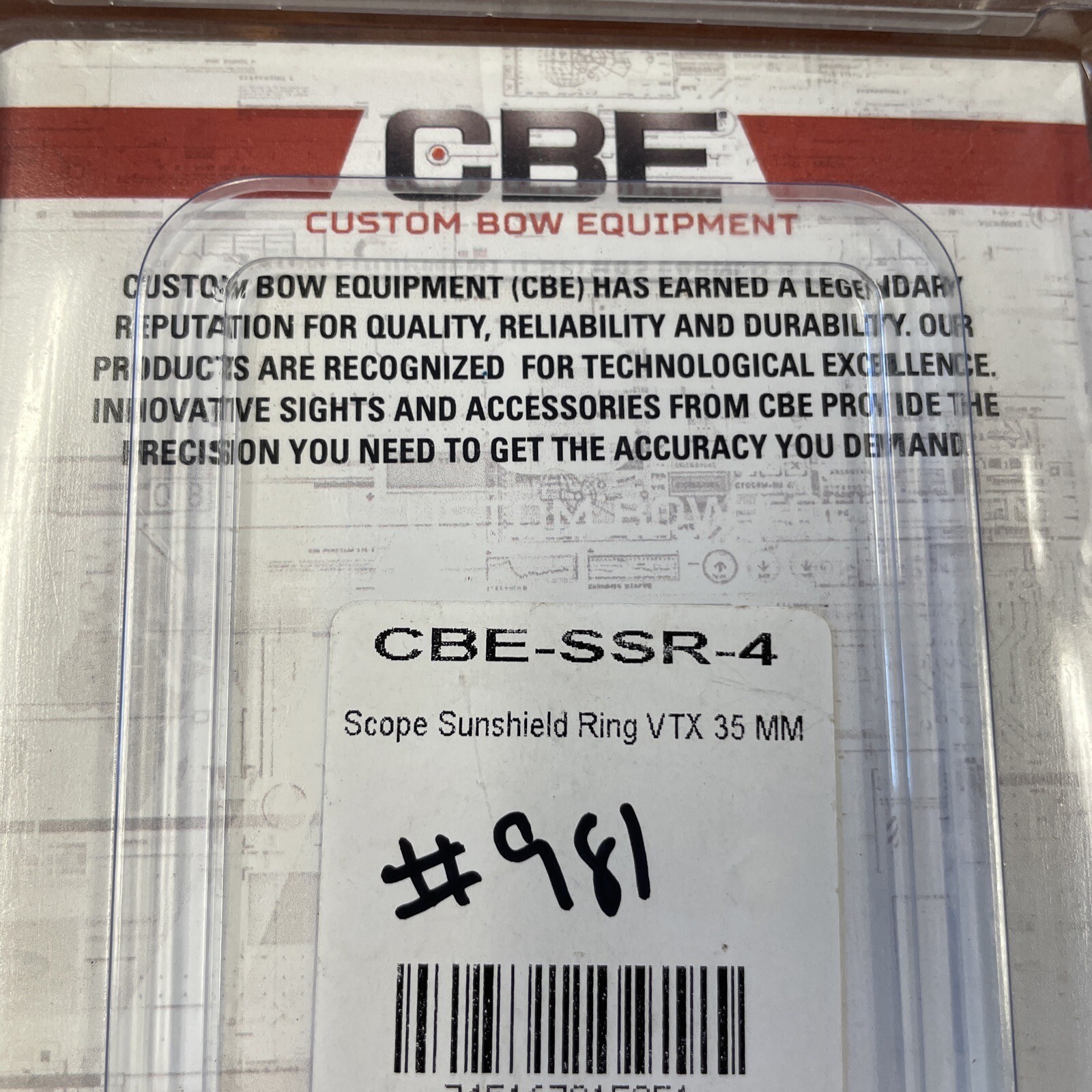 CBE Scope Su shield Ring VTX 35mm | eBay