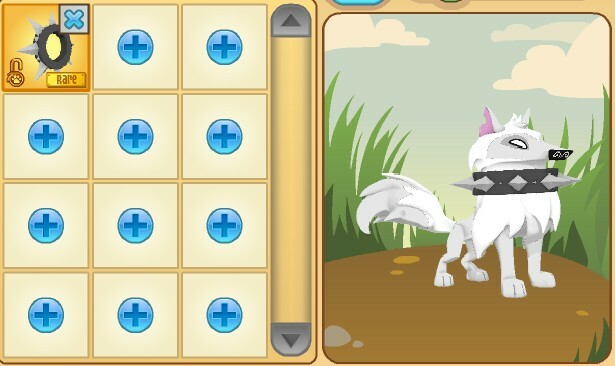 Animal Jam: Black Long Spiked Collar *RARE* | eBay