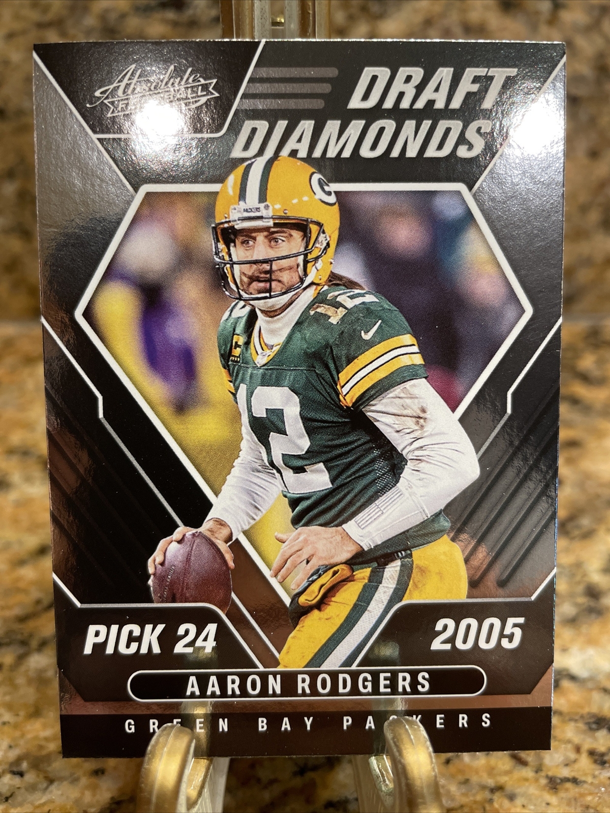 2022 Panini Absolute Football Aaron Rodgers DRAFT DIAMONDS DD-6 Green ...
