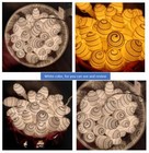 Vintage String Lights 35 lights Thai Real Silk Cocoon Handmade DIY ...