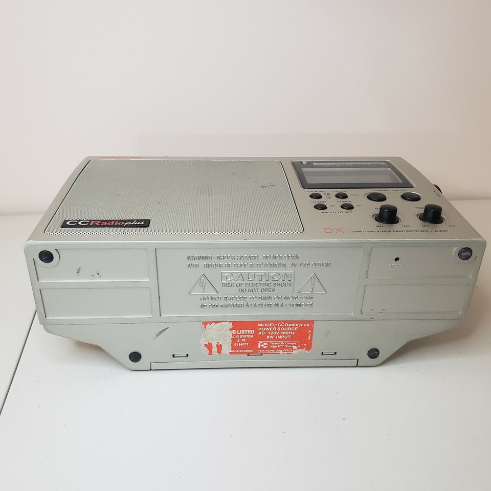 CC Radio Plus Portable AM/FM and Weather Band Receiver | eBay