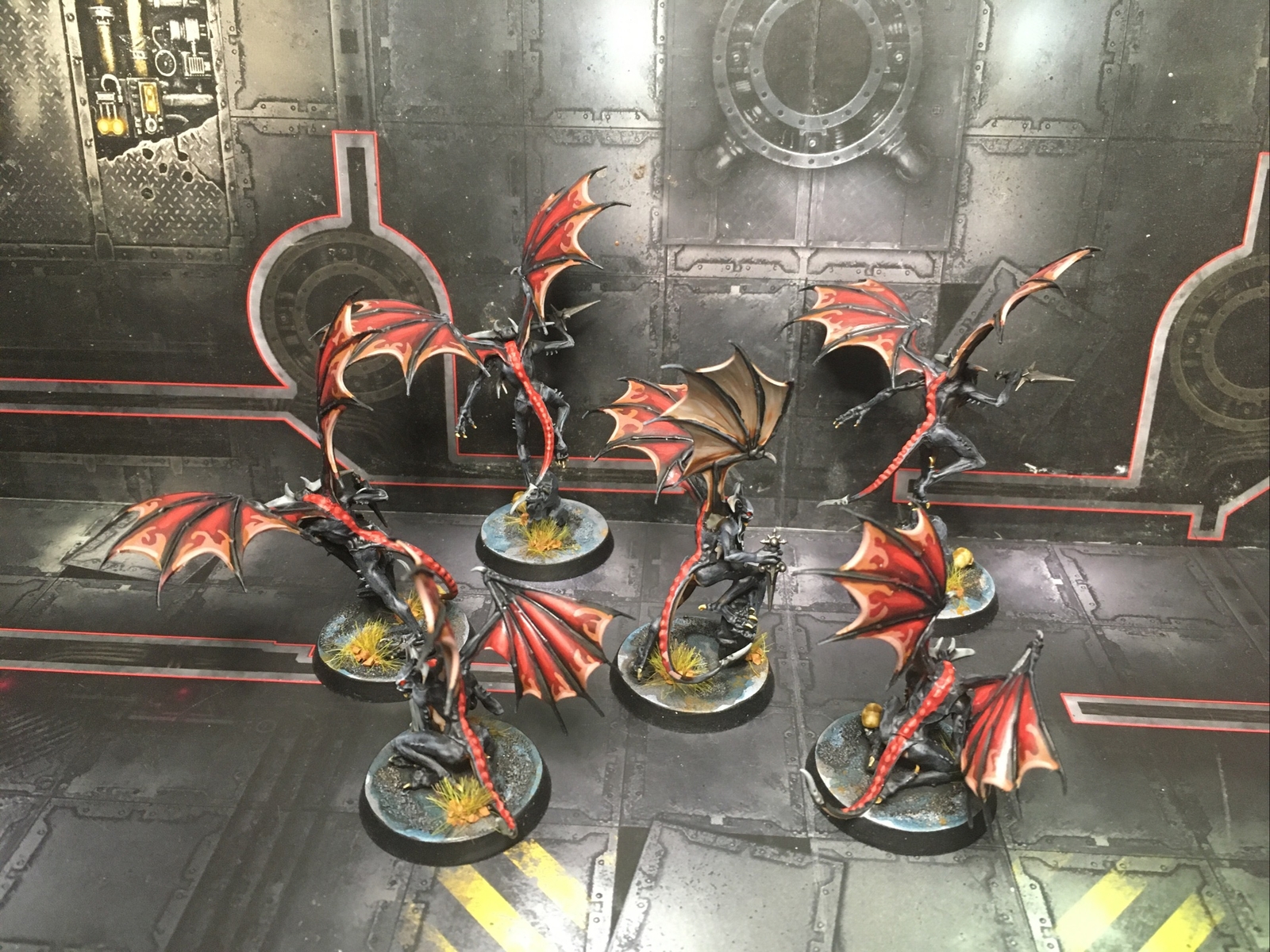 6 Chaos Beast Furies Warband WARCRY Painted COMMISSION AOS Age Sigmar ...