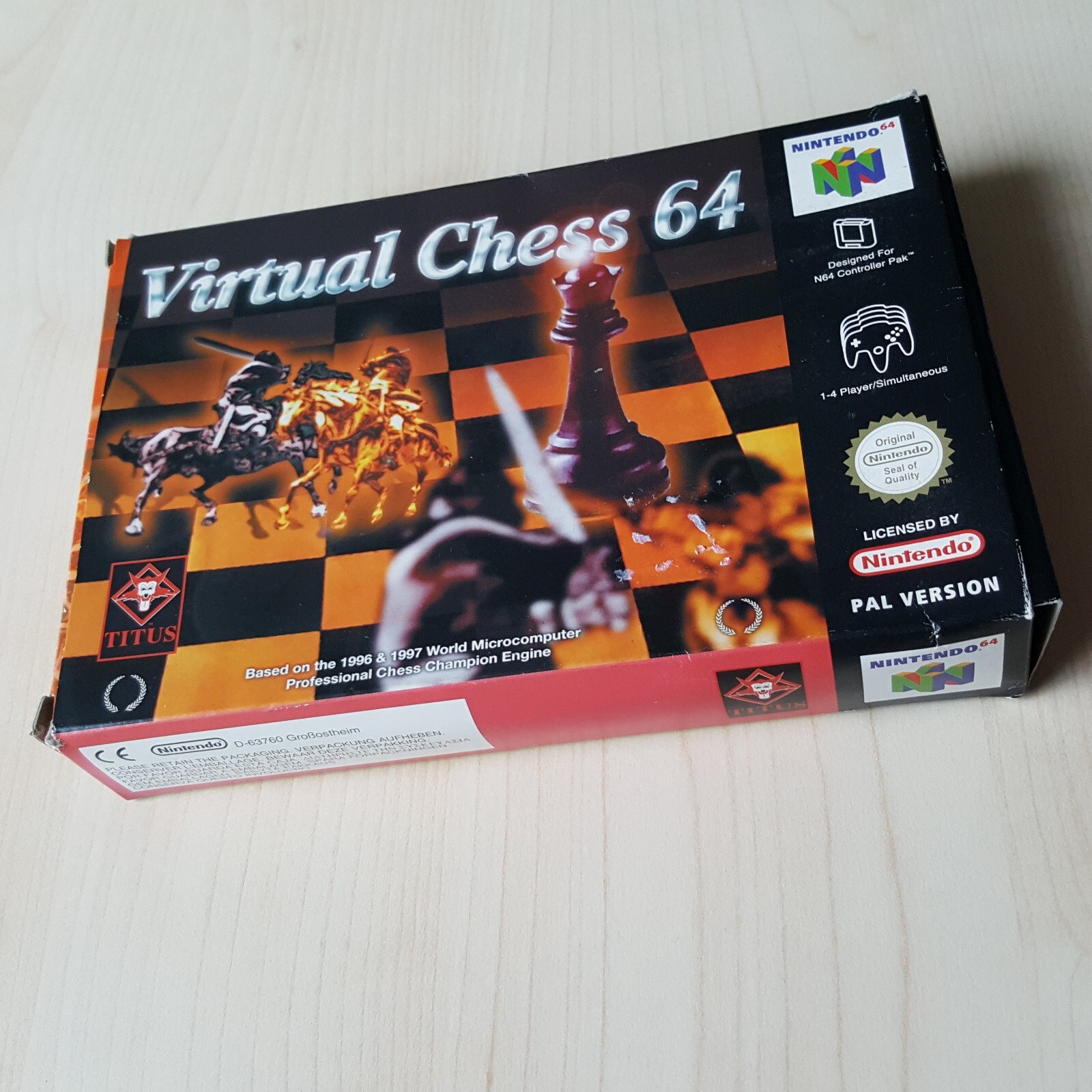 Virtual Chess 64 in OVP Nintendo 64 PAL Spiel Boxed Game | eBay