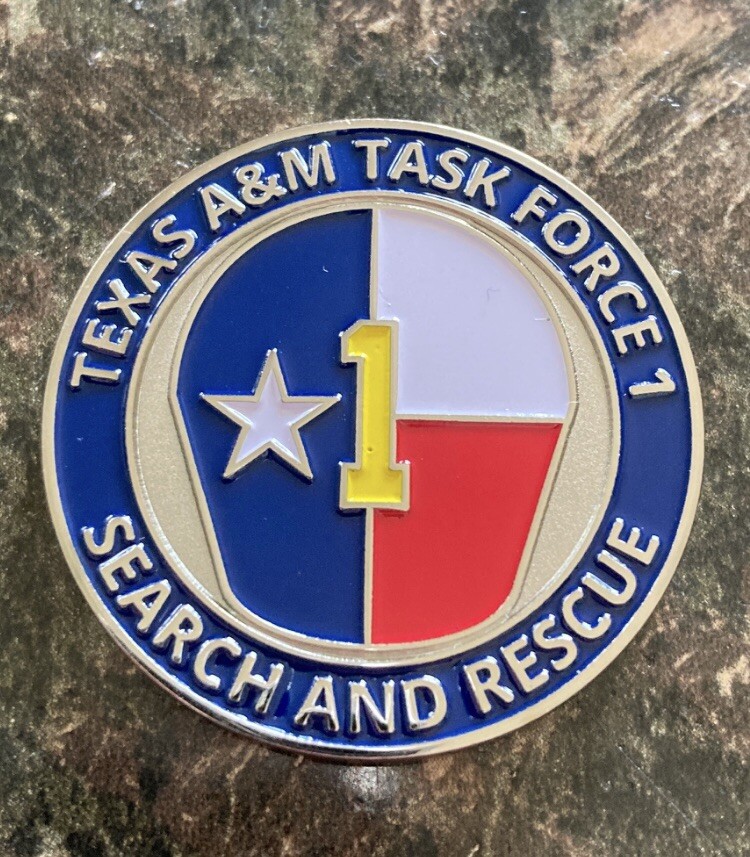 Texas TF-1 FEMA Task Force 1 Fire Police Challenge Coin | eBay