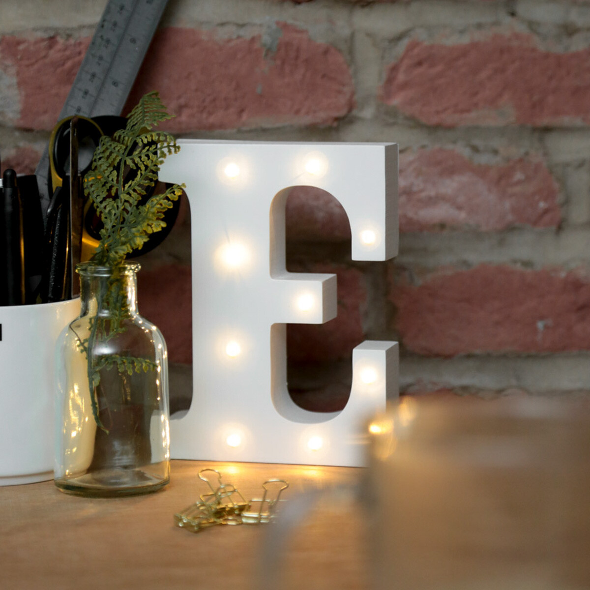 Battery Power Alphabet LED Light Up Circus Letter Names w/ Timer | Home ...