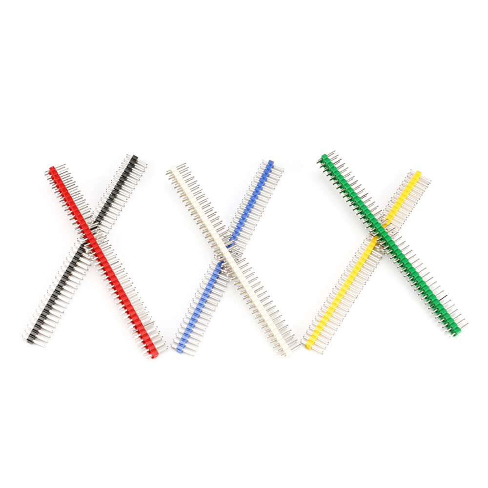 2.54mm Double Row Pin Connector Socket 2×40Pin Black/White/Yellow/Red ...