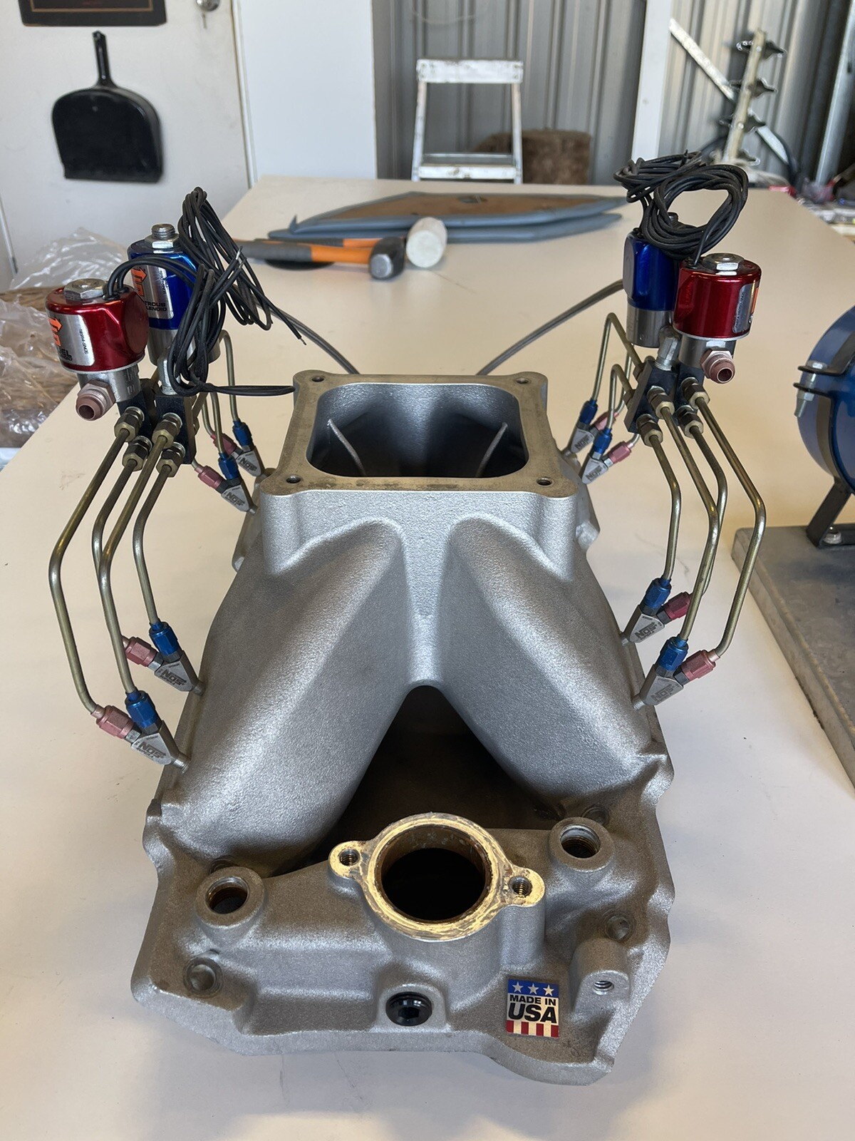 Chevy BBC Nitrous Kit Complete.Chev.Chevy.BBC.454.Nitrous.4500 Manifold ...