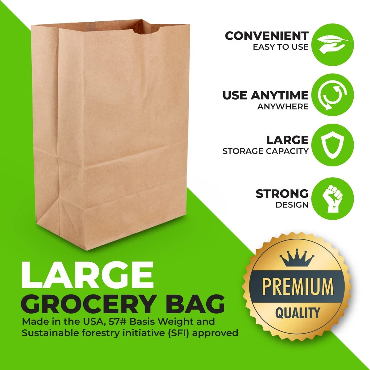 Huge Paper Grocery Bags