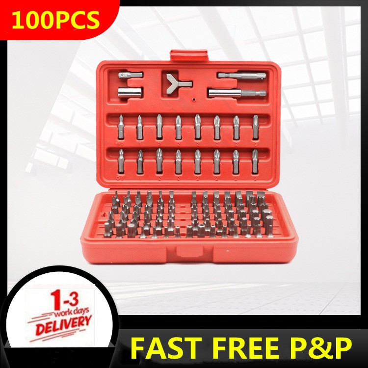 Security Screwdriver Bit Set Tamper Proof Torx Tamper Hex Quality 100 ...