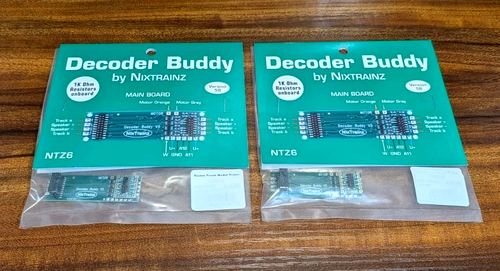 2pk NIX Trainz NTZ6 Decoder Buddy 1K Ohm V5B 12 Output Motherboard 21 ...