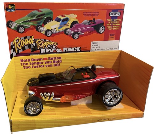 VTG 2003 Toy State Road Rippers Rev’ & Race Battery Operated Car - Red ...