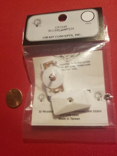 Cir-Kit Dollhouse Miniature / Hobby In-Line Switch CK1048 Vintage NOS ...