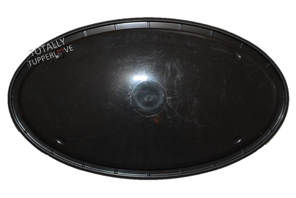 1 Tupperware FIFO Seal Medium Oval Replacement Lid Base Piece Black ...