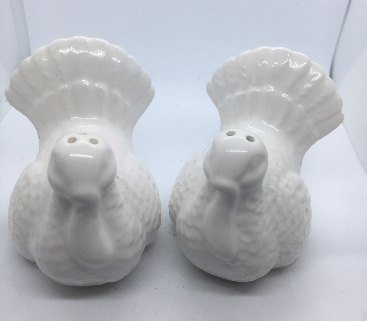 White Turkey Thanksgiving Salt and Pepper Shakers | eBay