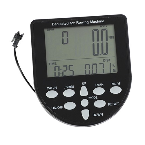 Rowing Machine Counter Speedometer for Home Gym Fitness Bike Stationary ...