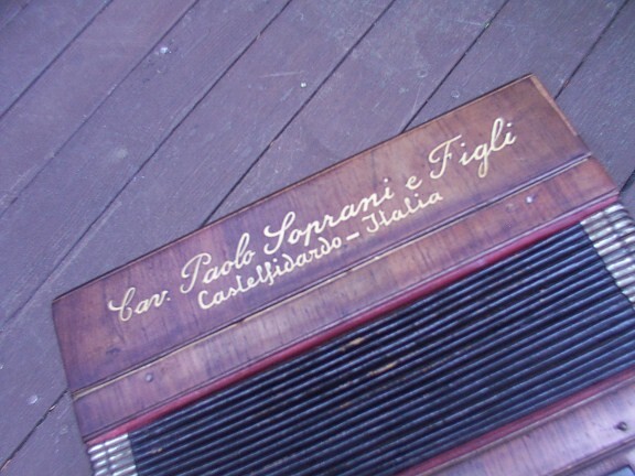 Vintage Paolo Soprani Button Accordion Squeeze Box RARE musical ...