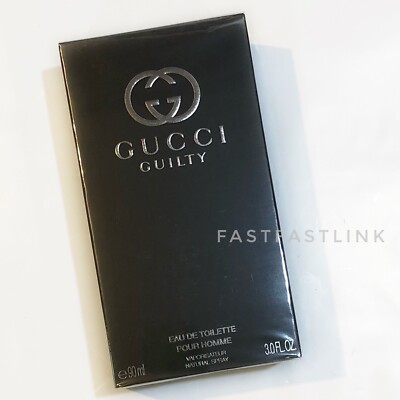 GUCCI GUILTY POUR HOMME 90ml EDT Spray By Gucci Men's fragrance (100% ...
