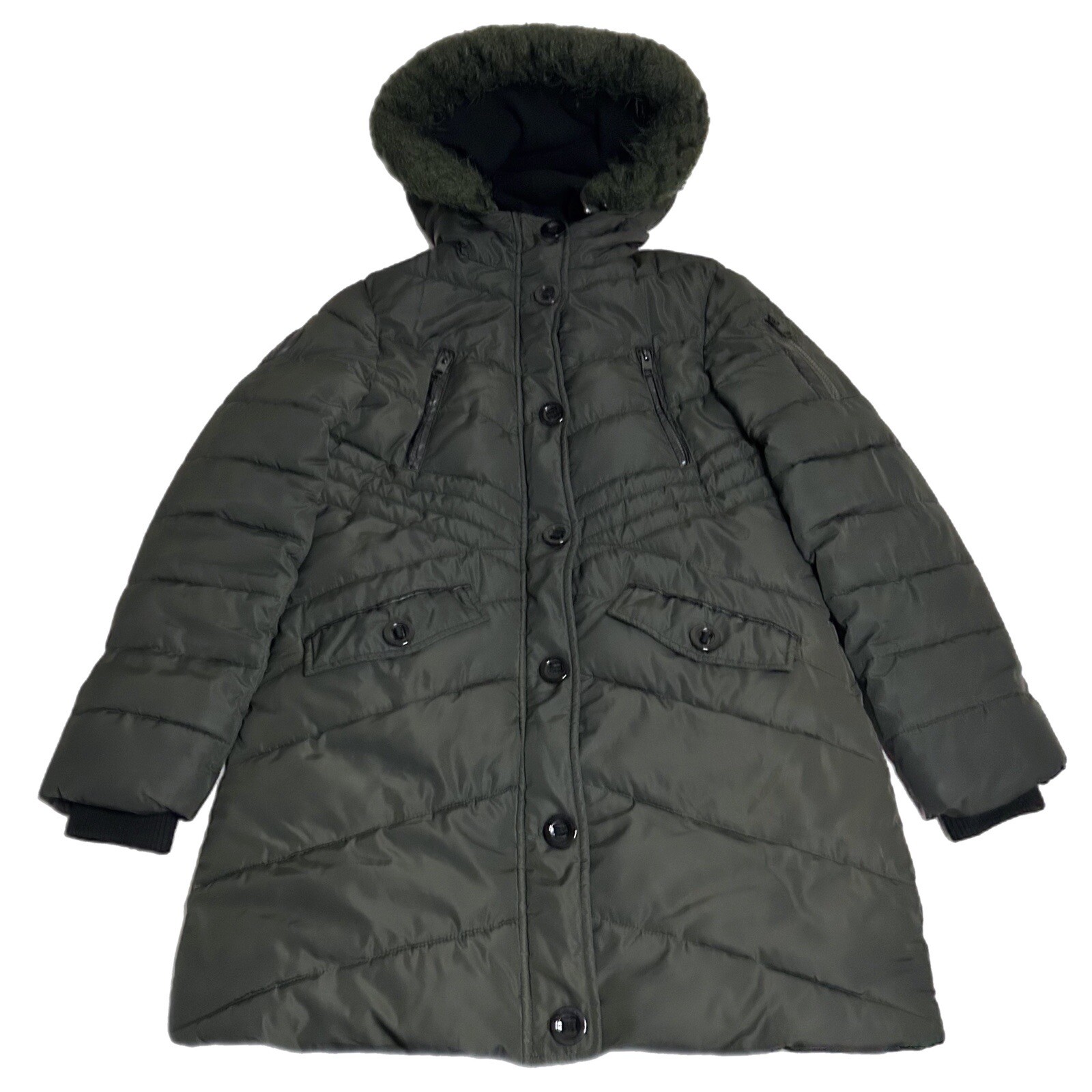 Diesel Insulated Puffer Parka Jacket Women’s 14 Milit… - Gem