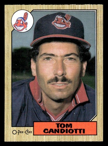 Tom Candiotti Cleveland Indians 1987 O-Pee-Chee #296 | eBay