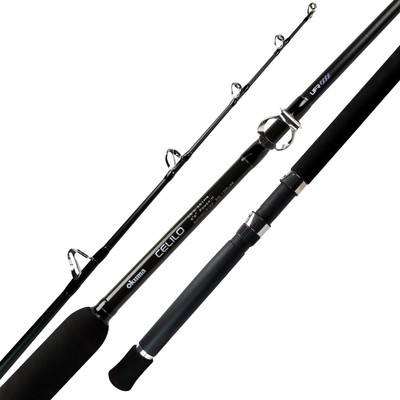 Okuma Celilo Halibut Heavy Duty Graphite Rods, CE-C-561Hb, Black | eBay