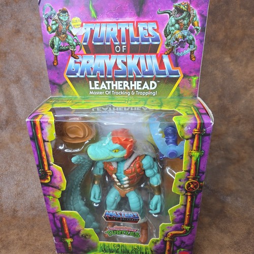 MOTU Origins Turtles of Grayskull Leatherhead TMNT 6" Figure Toy Mattel ...