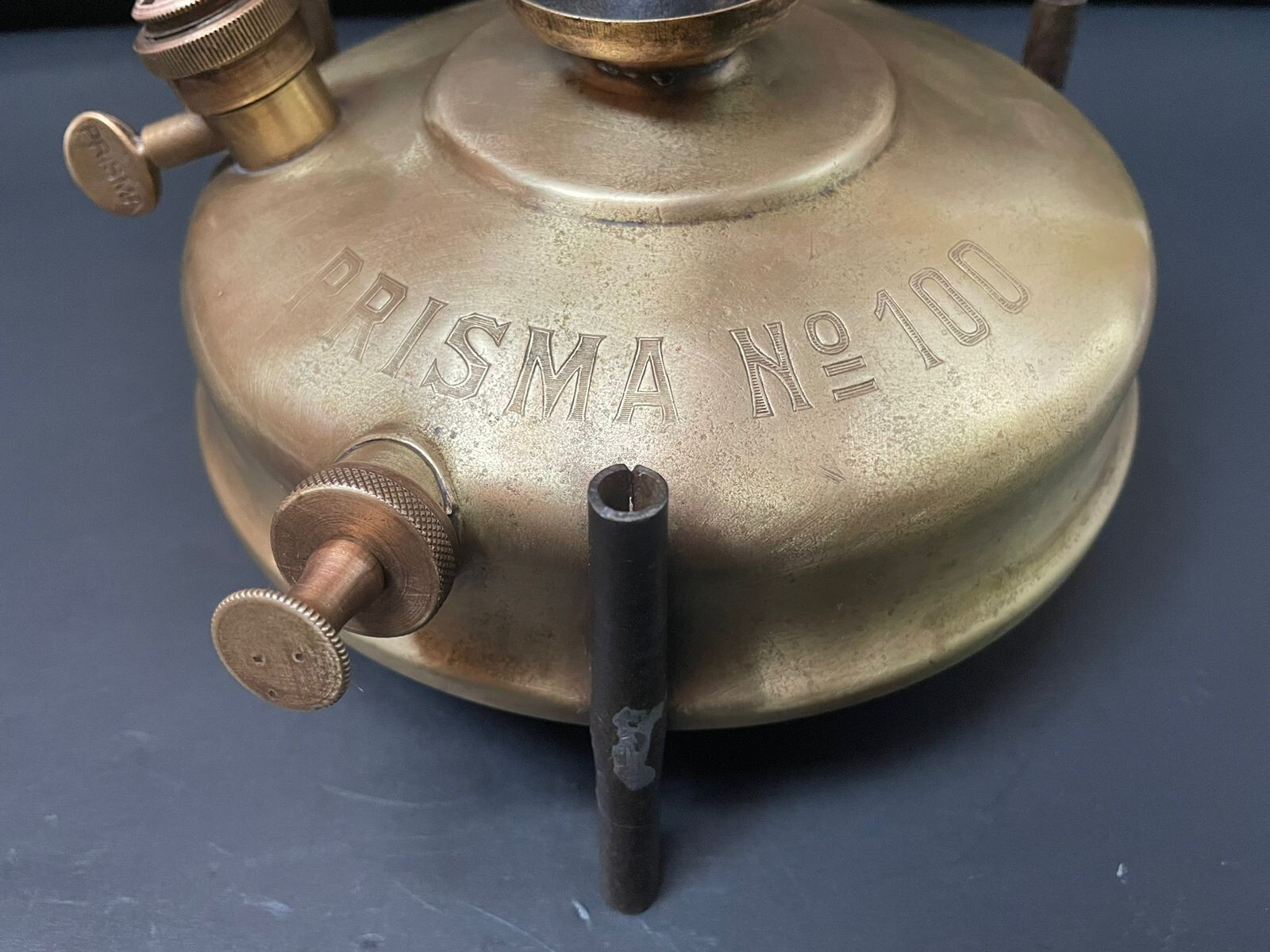 Old Vintage Prisma No.100 Kerosene Pressure Brass Camping Stove, Made ...