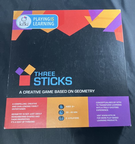 Kitki THREE STICKS Math Creative Game Puzzles Educational For Kids Stem ...