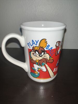 Tazmanian Devil Taz Baseball Ceramic Coffee Mug, Looney Toons WB | eBay