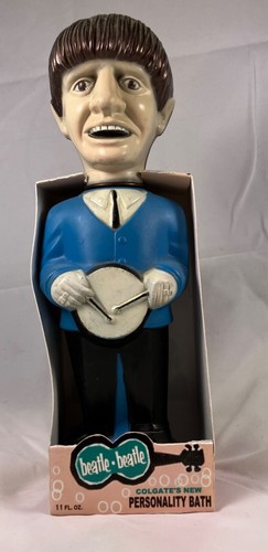 Original BEATLES RINGO STARR Soaky Bubble Bath 1965 RARE With Repo Box ...