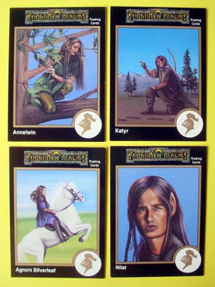 1991 TSR AD&D Advanced Dungeons & Dragons Trading 25 Card Lot Forgotten ...