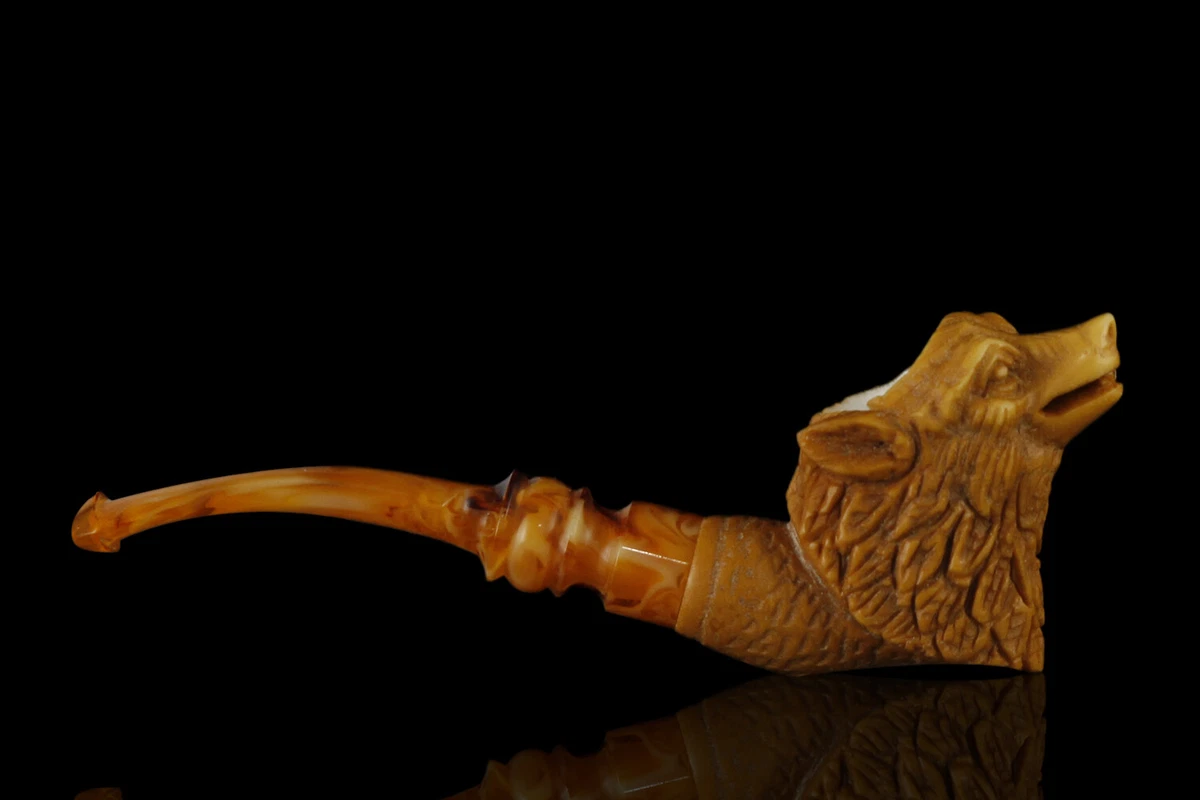 Meerschaum Pipe Wolf