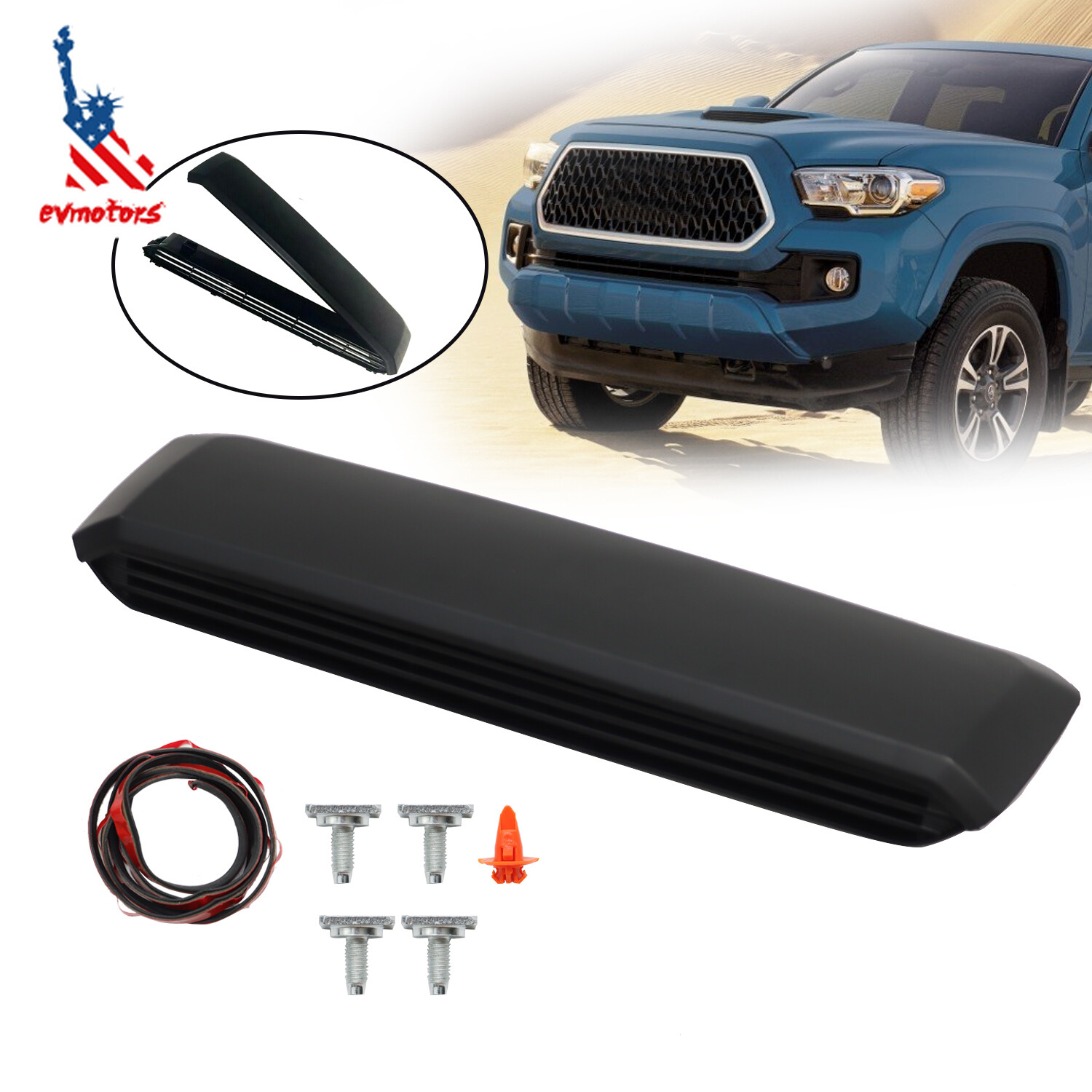 FIT FOR 2016-2022 TOYOTA TACOMA HOOD SCOOP KIT BULGE 76181-04900 NEW | eBay